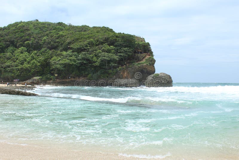 One of the Beautiful Beaches Located in Malang, East Java, Indonesia ...