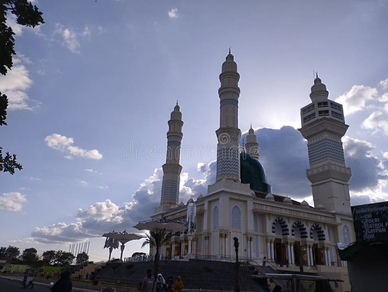 The Mosque is a Place of Worship for Muslims Stock Photo - Image of ...
