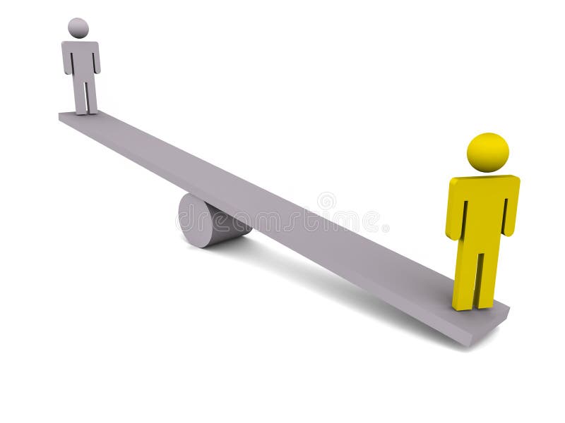 One better than another stock illustration. Illustration of weigh ...