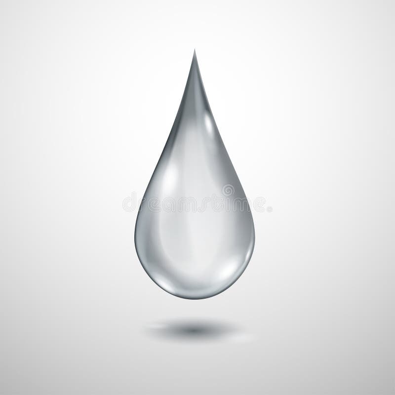 One big drop stock vector. Illustration of pure, raindrop - 171147702