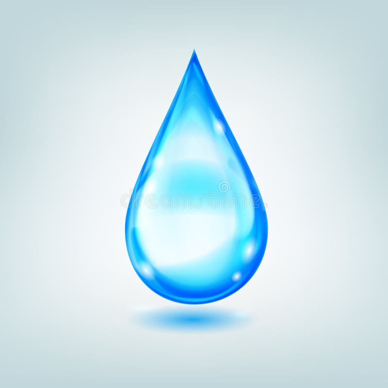 One big drop stock vector. Illustration of raindrop - 270591049