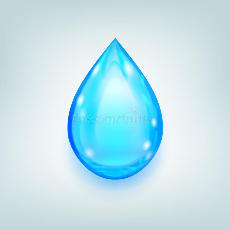 One big drop stock vector. Illustration of drip, dripping - 270591052