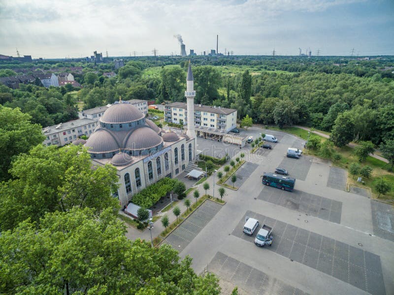 One of the Biggest Mosques in Germany Under the Sun Editorial Stock ...