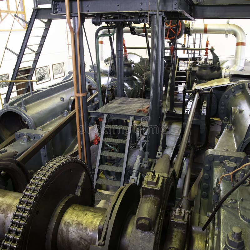 One of the Biggest Steam Engine Stock Image - Image of principle ...