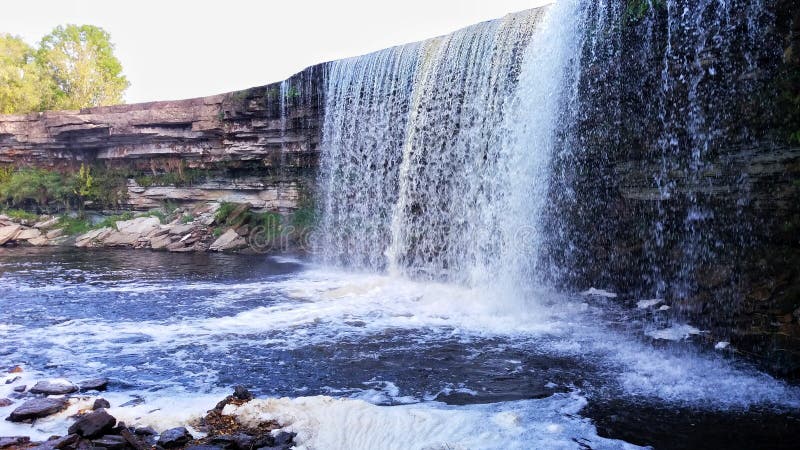 Waterfall stock image. Image of water, fountain, watercourse - 251435573