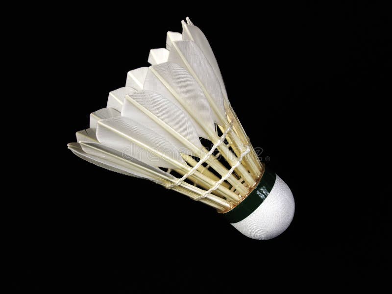 Flying shuttlecock stock photo. Image of equipment, sport - 21076304