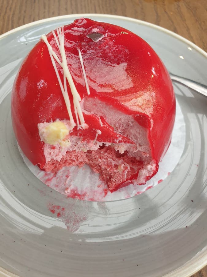 One Bite is a Taste of Heaven Stock Image - Image of showing, fruit ...