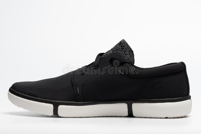 One black casual shoe stock image. Image of noname, lifestyle - 271559257