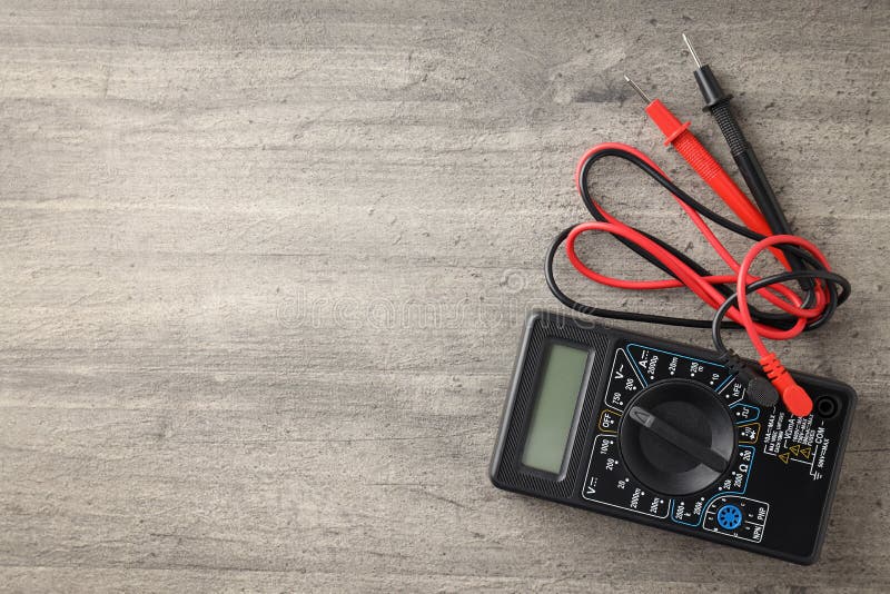 Black multimeter device stock image. Image of house - 234129759