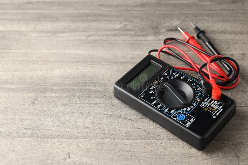 Black multimeter device stock image. Image of house - 234129759