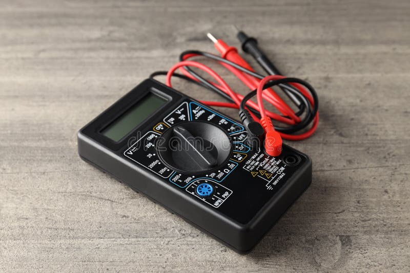 Black multimeter device stock image. Image of house - 234129759