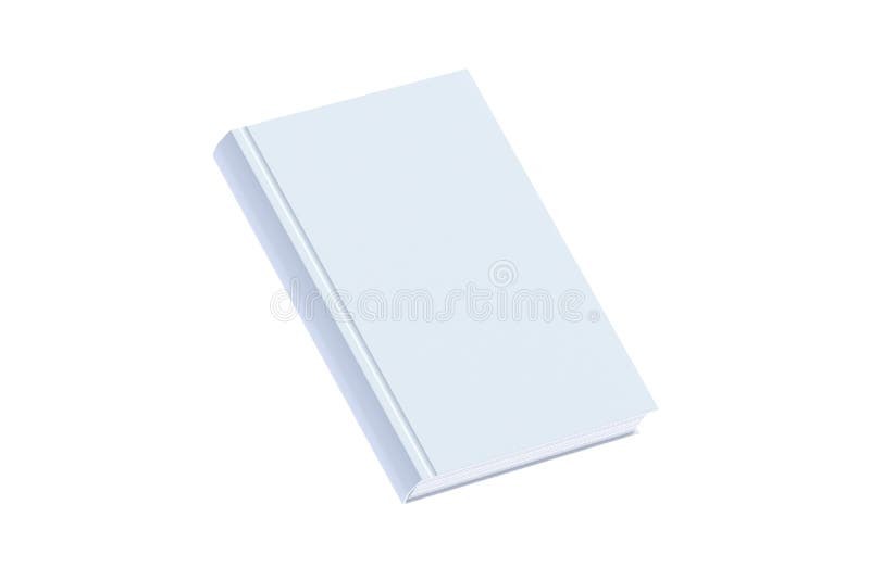 Book Isolated on White Background. Top View Stock Illustration ...