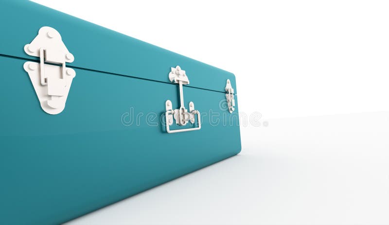 One blue chest concept stock illustration. Illustration of currency ...