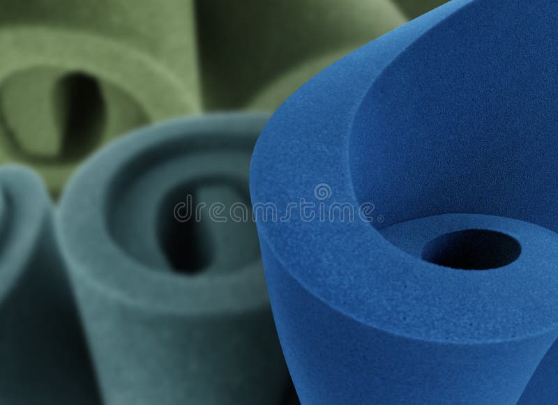 Rolls Blue Green Sponge Foam Stock Photos - Free & Royalty-Free Stock ...