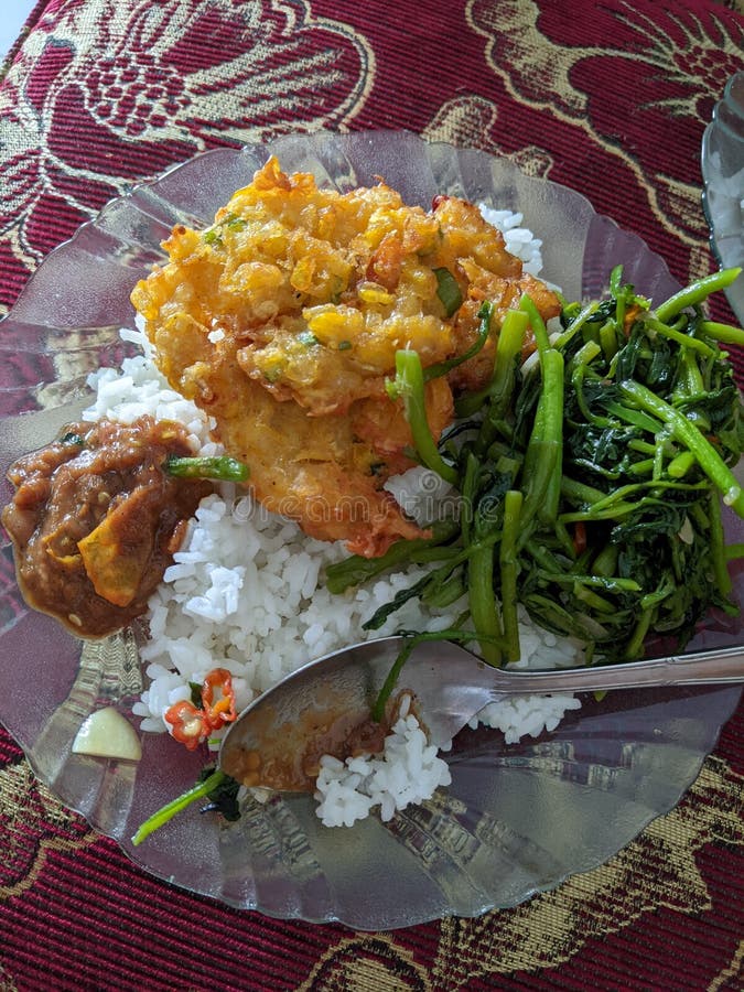 One of the Breakfast Menus in Indonesia Editorial Stock Image - Image ...