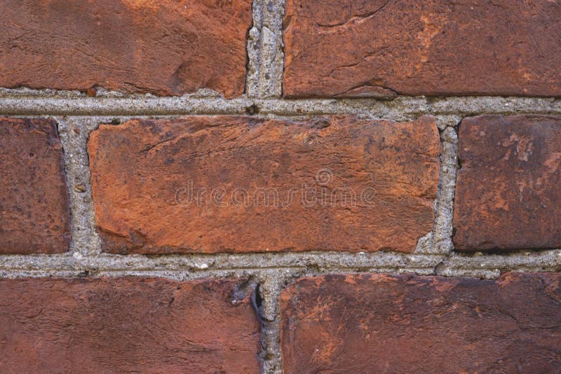 One Brick Close-up in the Brickwork Stock Image - Image of texture ...