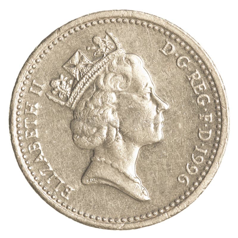 One british pound coin stock photo. Image of exchange - 91910724