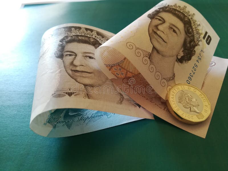 One British Pound, New Type 2017 Editorial Stock Image - Image of ...