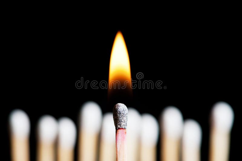 Matches igniting stock photo. Image of lighter, ignition - 2515776