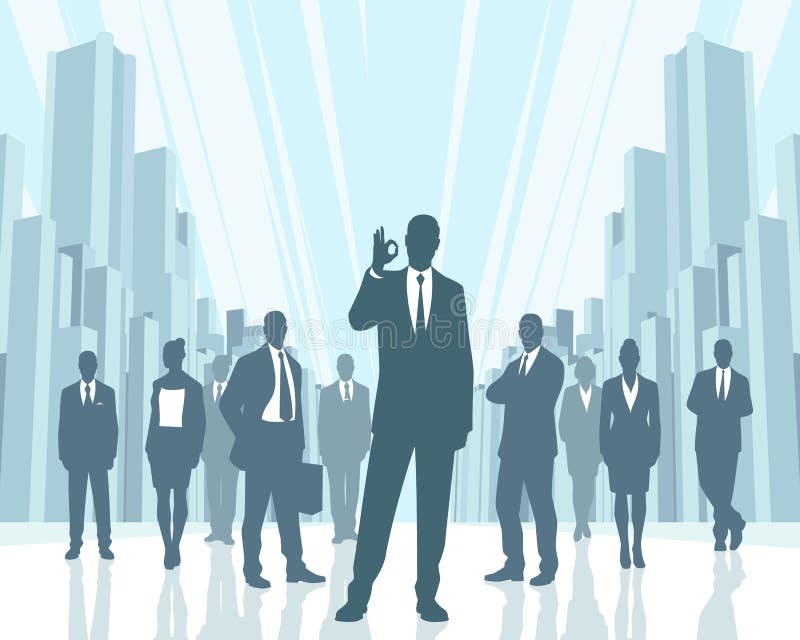 One of the business teams stock vector. Illustration of executive ...