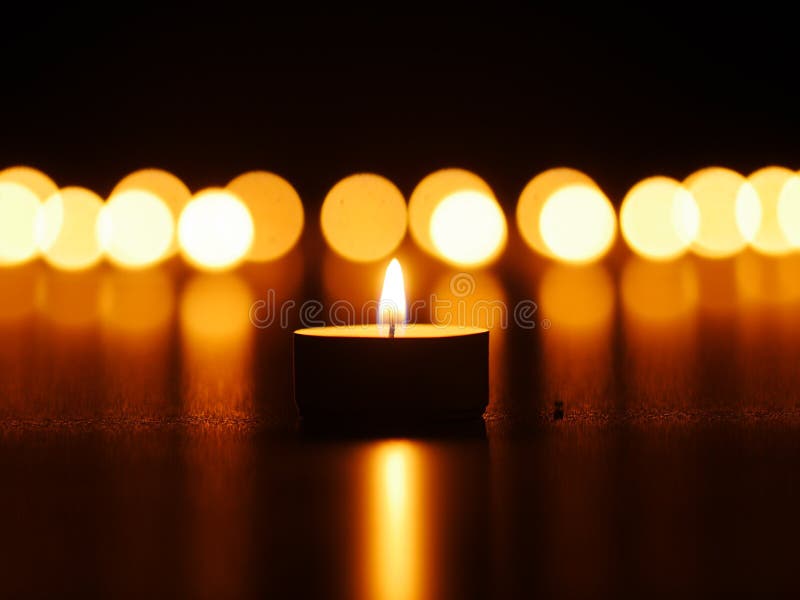 One candle flame stock image. Image of element, light - 76475365