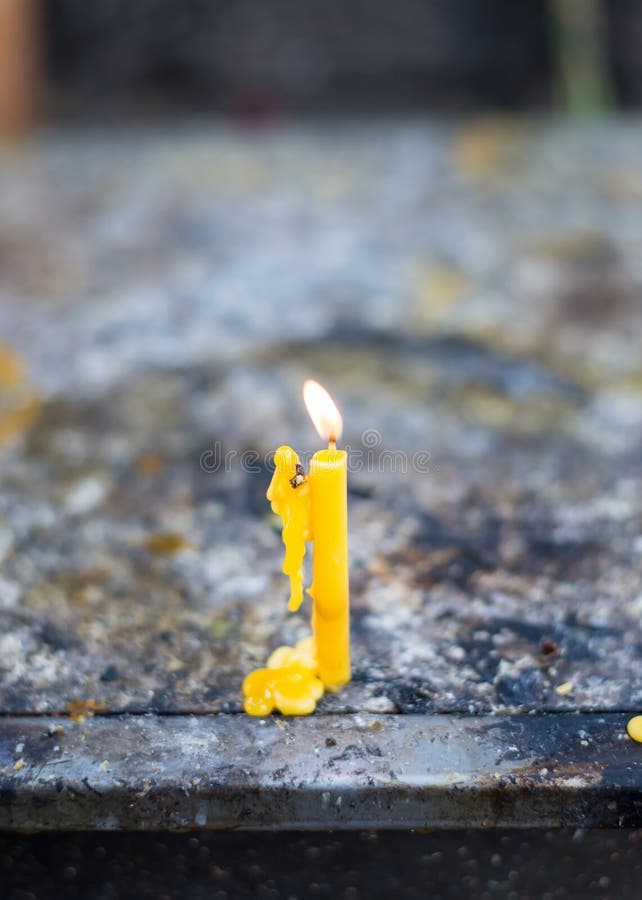 One candle flame stock photo. Image of hope, romance - 42442676