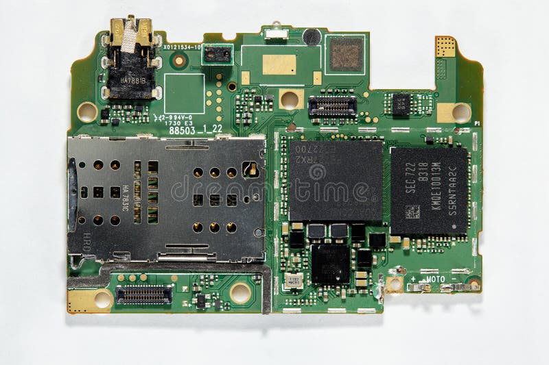 One of the Cellular Phone Spare Parts Inside Editorial Photo - Image of ...