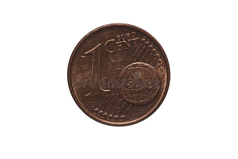 One-cent euro coin stock image. Image of financial, folk - 23208503