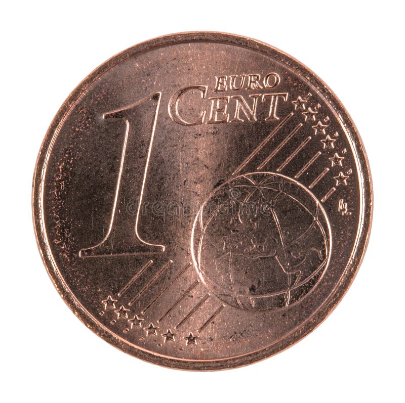 One cent isolated stock photo. Image of bank, change - 103697542