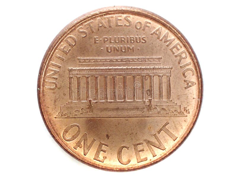 One cent from USA stock photo. Image of background, metal - 114523074