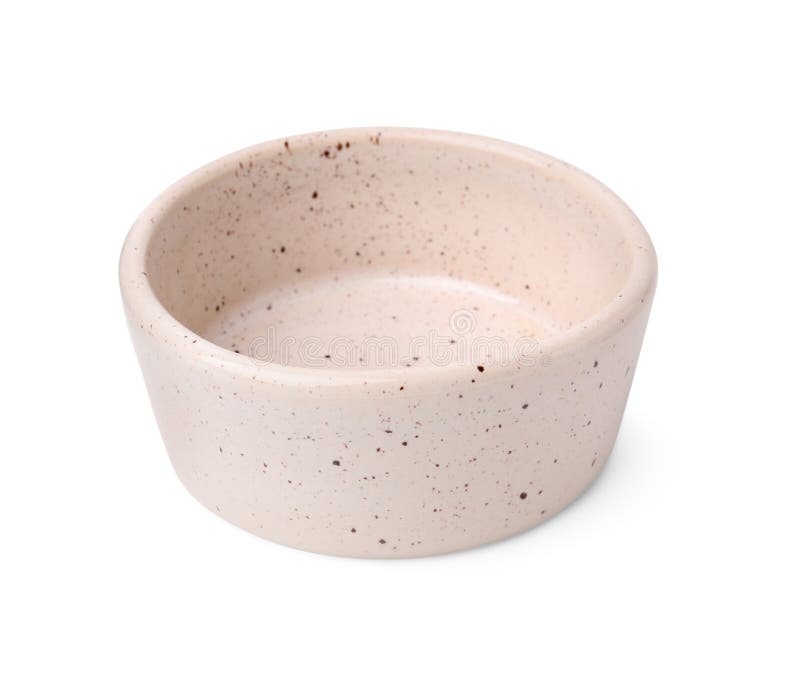 One Ceramic Bowl Isolated on White. Cooking Utensils Stock Image ...