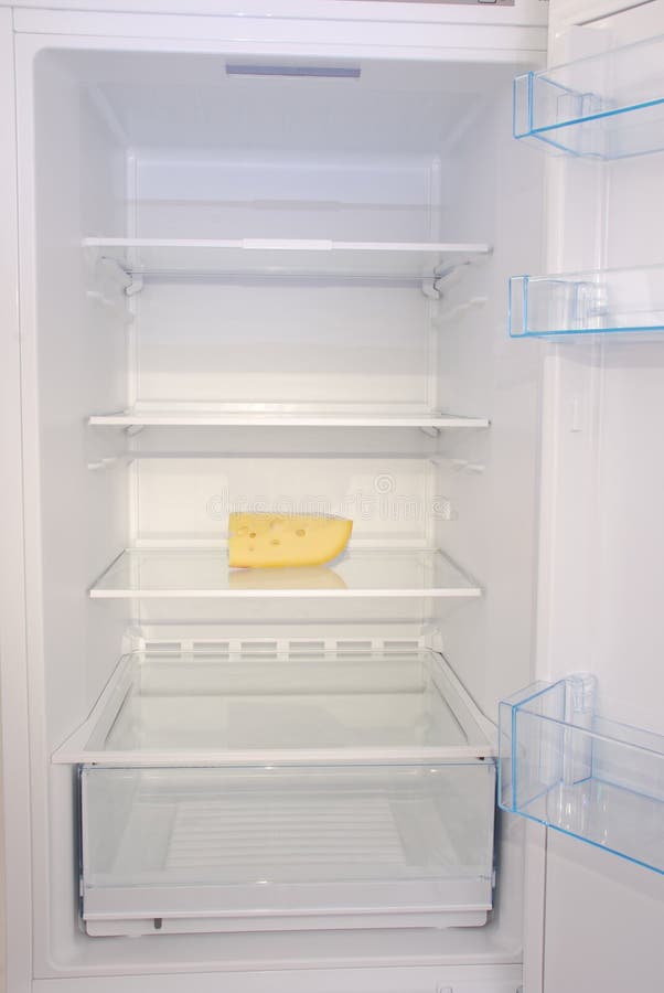Cheese In Open Refrigerator Concept Stock Image - Image of food ...