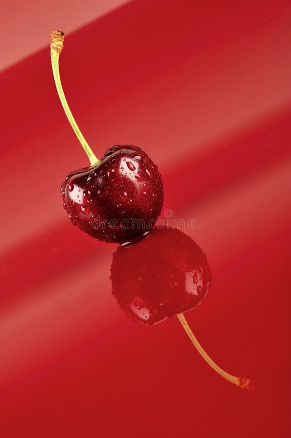 One Cherry stock photo. Image of fruits, delicious, healthy - 23068074