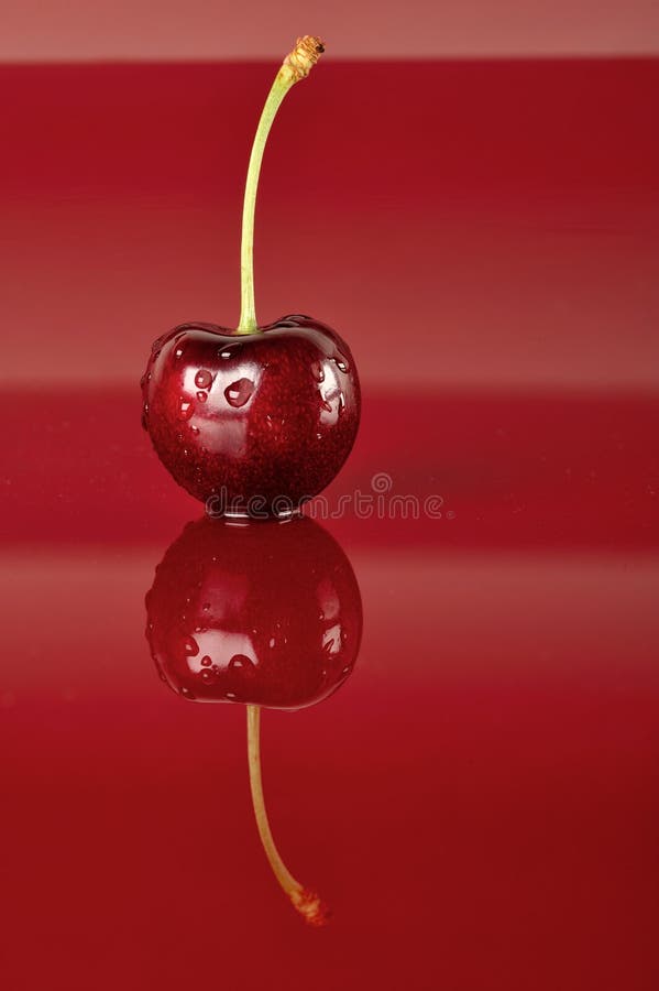 One Cherry stock photo. Image of fruits, delicious, healthy - 23068074