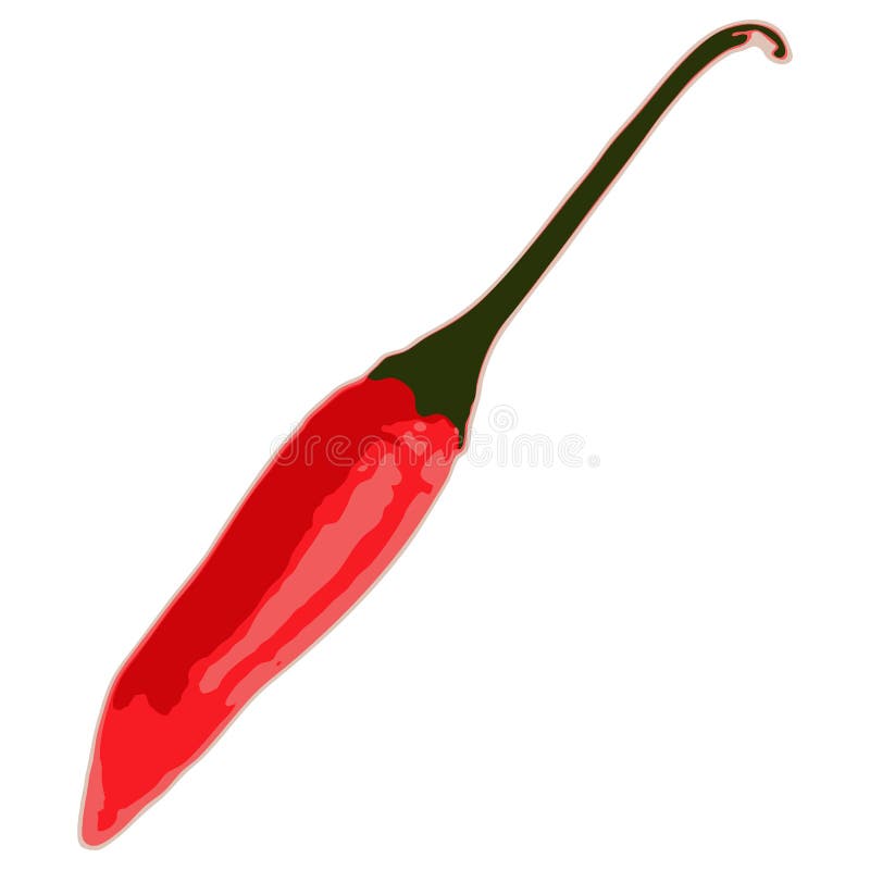 One Chili Pepper Stock Illustrations – 454 One Chili Pepper Stock ...