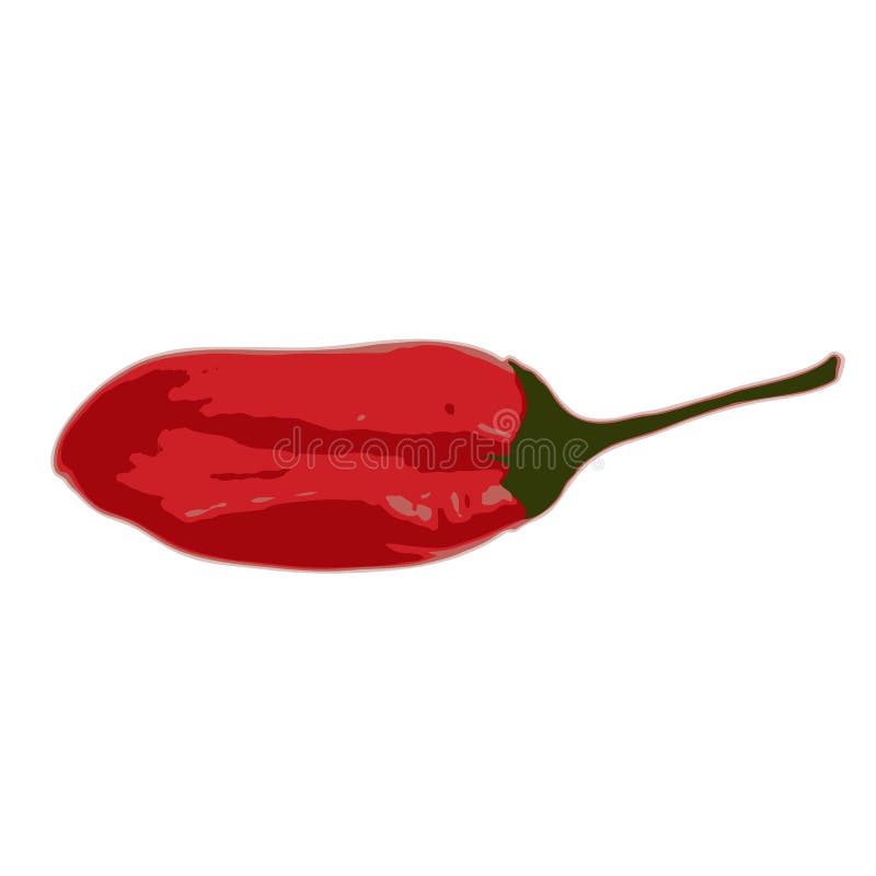 One Chili Pepper Stock Illustrations – 454 One Chili Pepper Stock ...