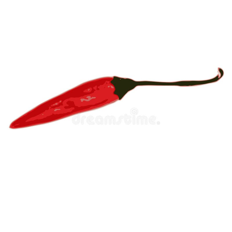 One Chili Pepper Stock Illustrations – 454 One Chili Pepper Stock ...