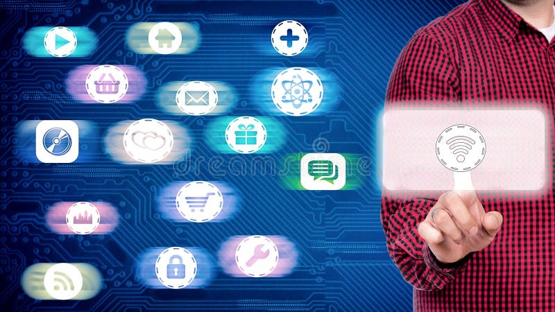 One click everything stock photo. Image of business, home - 28118958