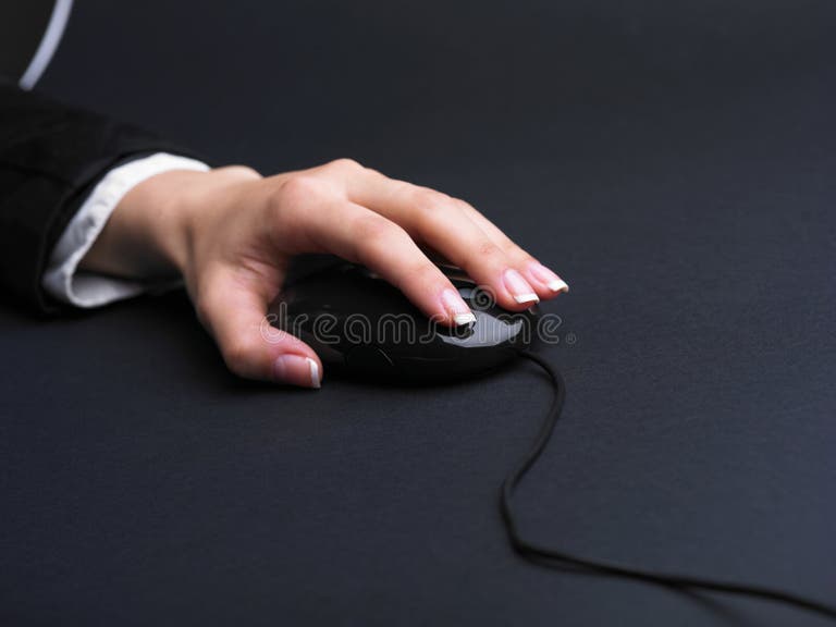 One-click management stock photo. Image of desk, mouse - 15132078