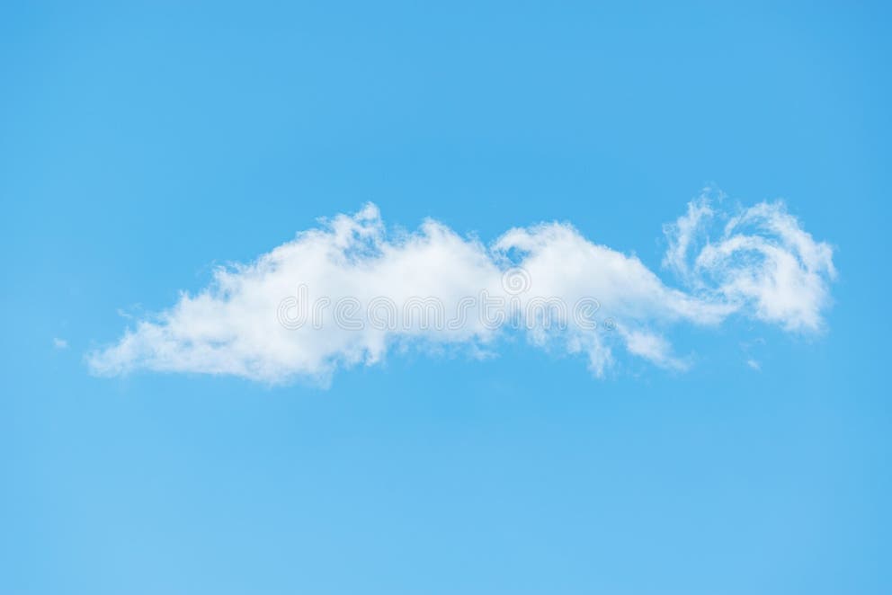 One cloud on the sky. stock image. Image of heaven, scene - 193837293