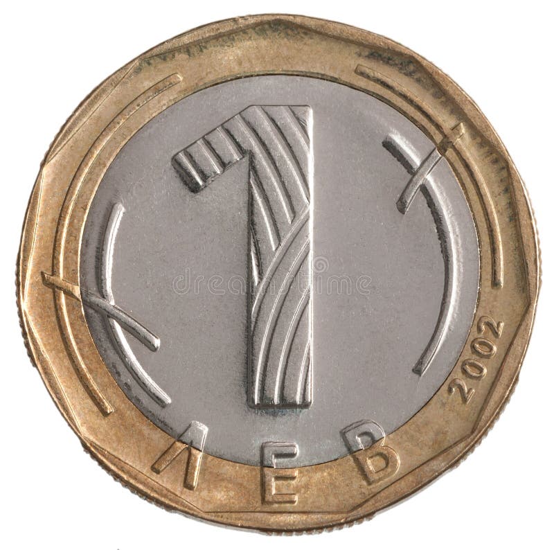 The New Coin Two Bulgarian Leva Stock Image - Image of bulgarian, rich ...