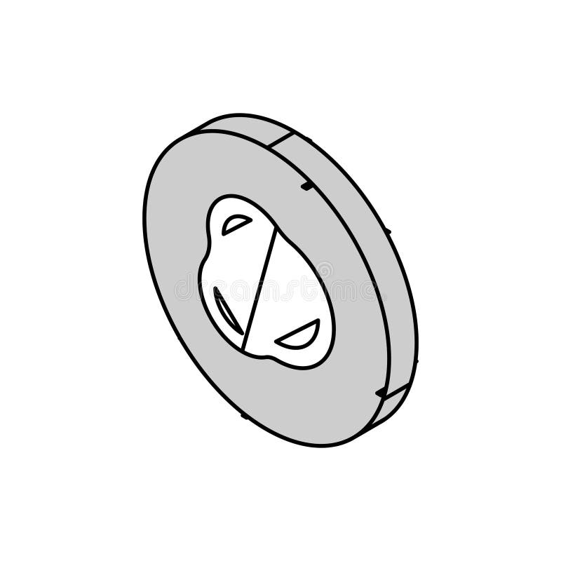 One Color Mole Isometric Icon Vector Illustration Stock Vector ... One Color Mole Isometric Icon Vector Illustration Stock Vector ...