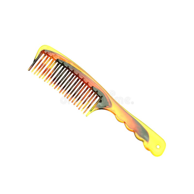 One Comb Isolated on White Background Stock Image - Image of white ...