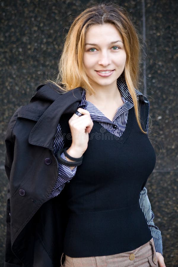 Smile of One Content Happy Senior Old Woman Stock Photo - Image of ...