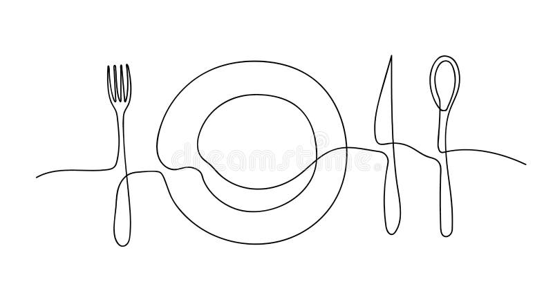 One Line Plate Stock Illustrations – 5,426 One Line Plate Stock ...