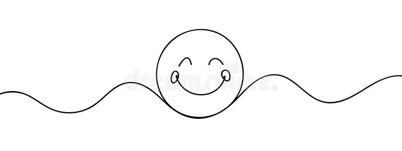 Continuous Line Drawing Laugh Stock Illustrations – 109 Continuous Line ...