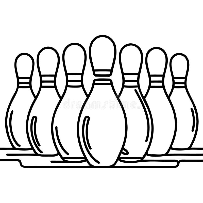 Bowling Lane Drawing Stock Illustrations – 325 Bowling Lane Drawing ...
