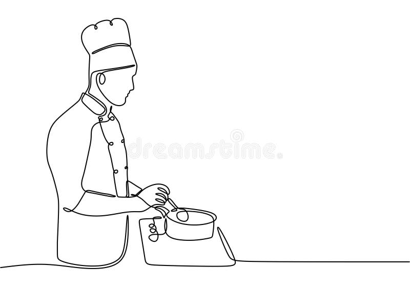 Continuous Line Drawing Food Stock Illustrations – 11,715 Continuous ...