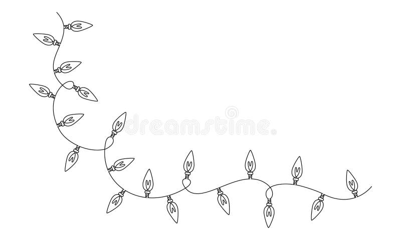 Christmas Line Drawing Transparent Background Stock Illustrations – 528 ...