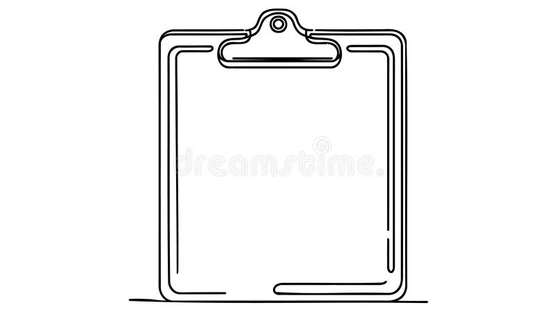 Continuous Line Drawing Checklist Stock Illustrations – 140 Continuous ...